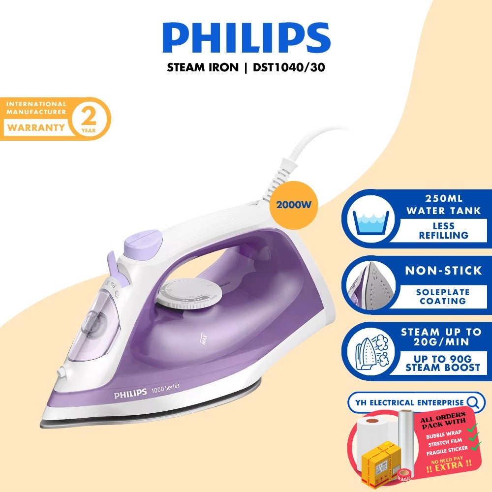 Philips 1000 Series 2000W Steam Iron DST1040/30 | Shopee Malaysia