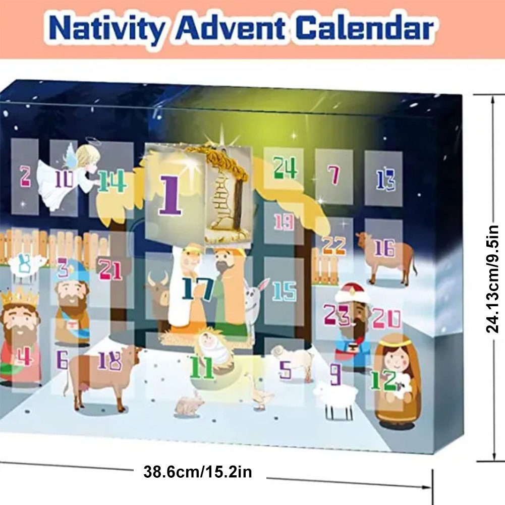 Jesus Birth Advent Festival Calendar Surprise Festival Theme Boys Girls ...