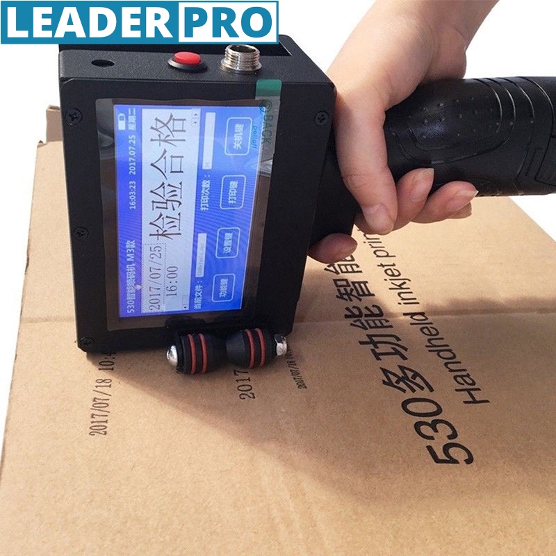 Handheld Touch Screen Label Inkjet USB QR Printer Machine Serial Water ...