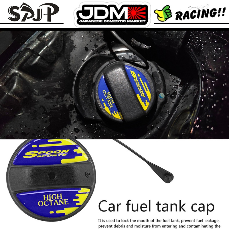 Universal JDM Fuel Cap Deco Sticker for Honda Jazz Fit City Grace ...