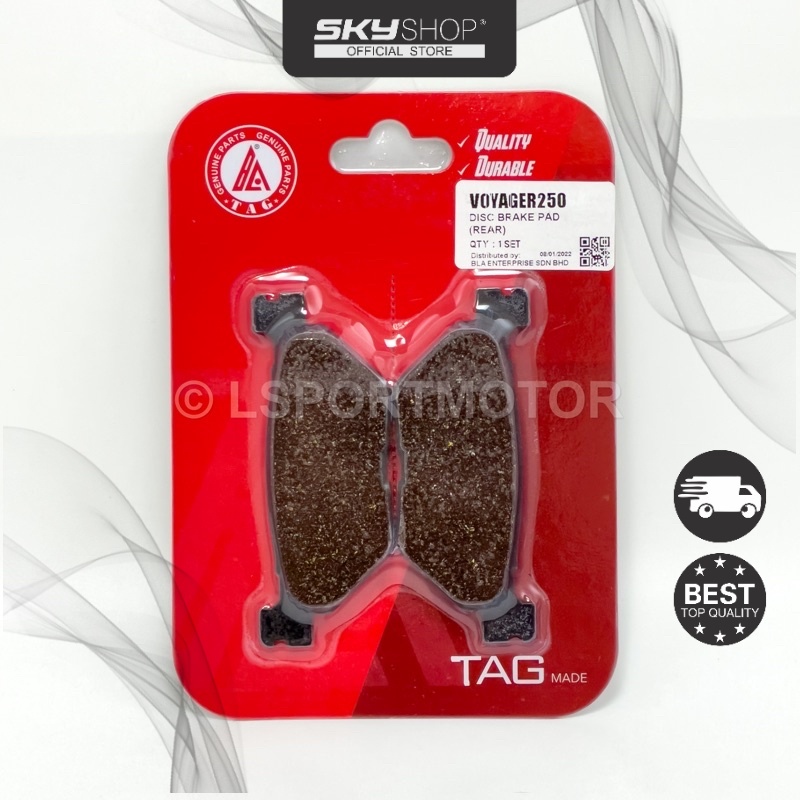 SYM VOYAGER 250 DISC BRAKE PAD (REAR) VOYAGER250 SCOOTER GTS CALIPER ...