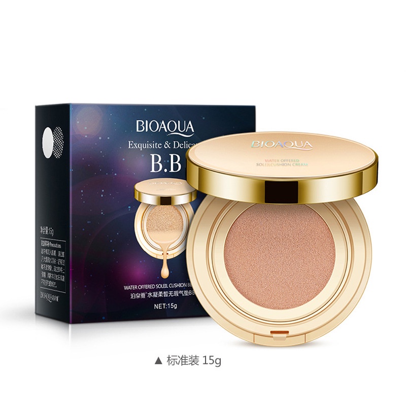 Bioaqua Flawless Cushion BB Cream Natural Concealer Base Nude Makeup ...