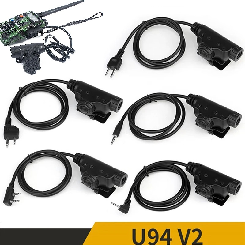 LUC U94 PTT Adapter Plug Outdoor Training Walkie-Talkie Headphone ...