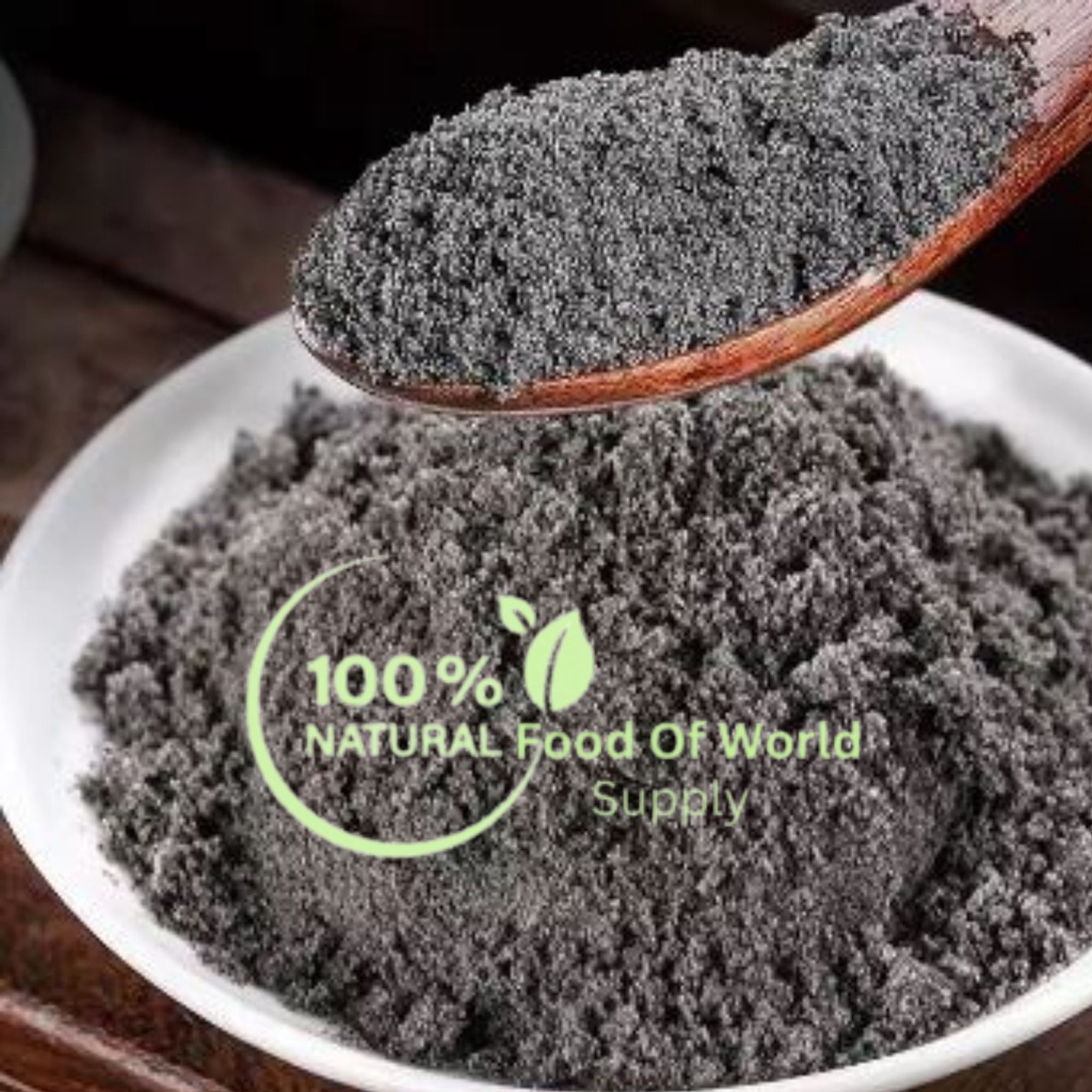 Black sesame powder 1KG baking ingredients Organic bijan hitam | Shopee ...
