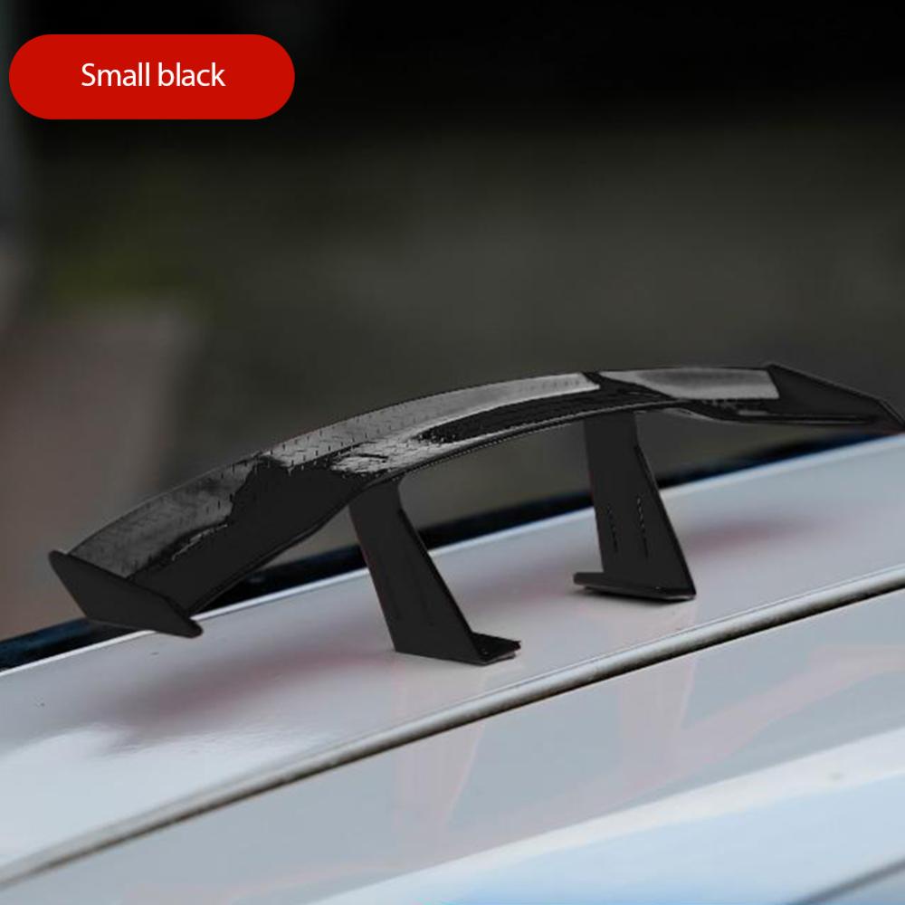 C5GOON Universal Car Mini Tail Wing Carbon Fiber Look Mini Modified ...