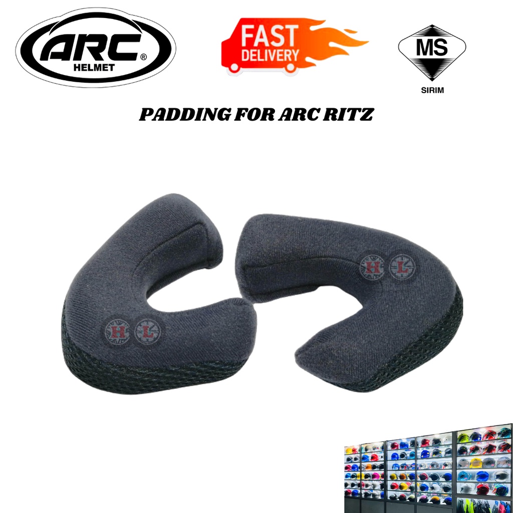 ARC ORIGINAL EAR PADDING FOR RITZ HELMET ( ARC Helmet RITZ Side Padding ...