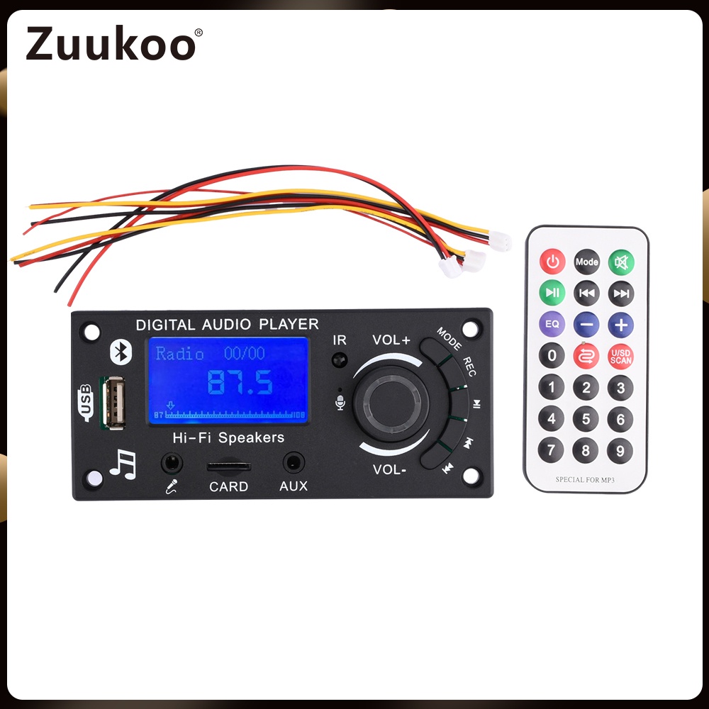 LCD Display Mp3 Decoding Board Bluetooth Module Car Audio Motherboard ...