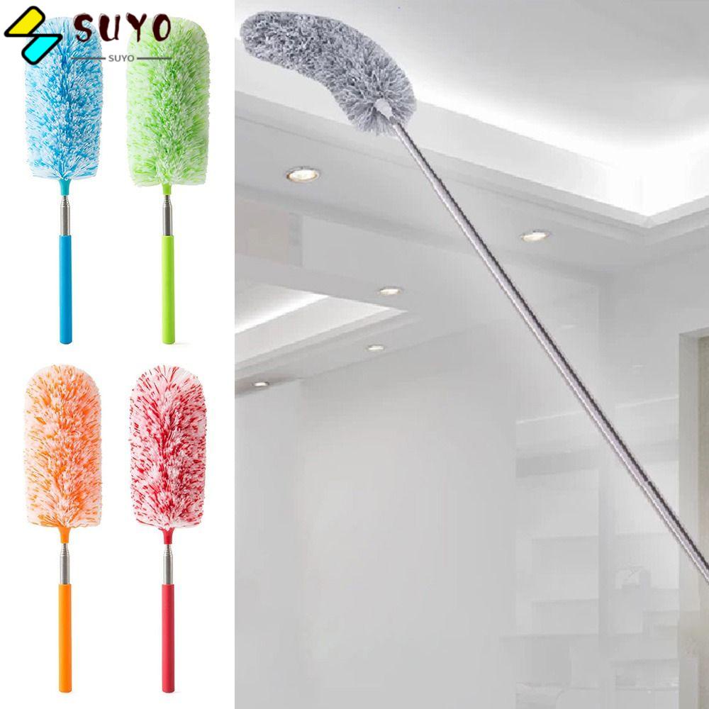 SUYO Microfiber Duster 80cm Anti-static Extendable Handle Home Cleaning ...