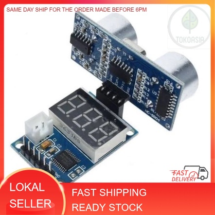 (Local Stock) hc-sr04 Ultrasonic Distance Measuring Sensor Module LED ...