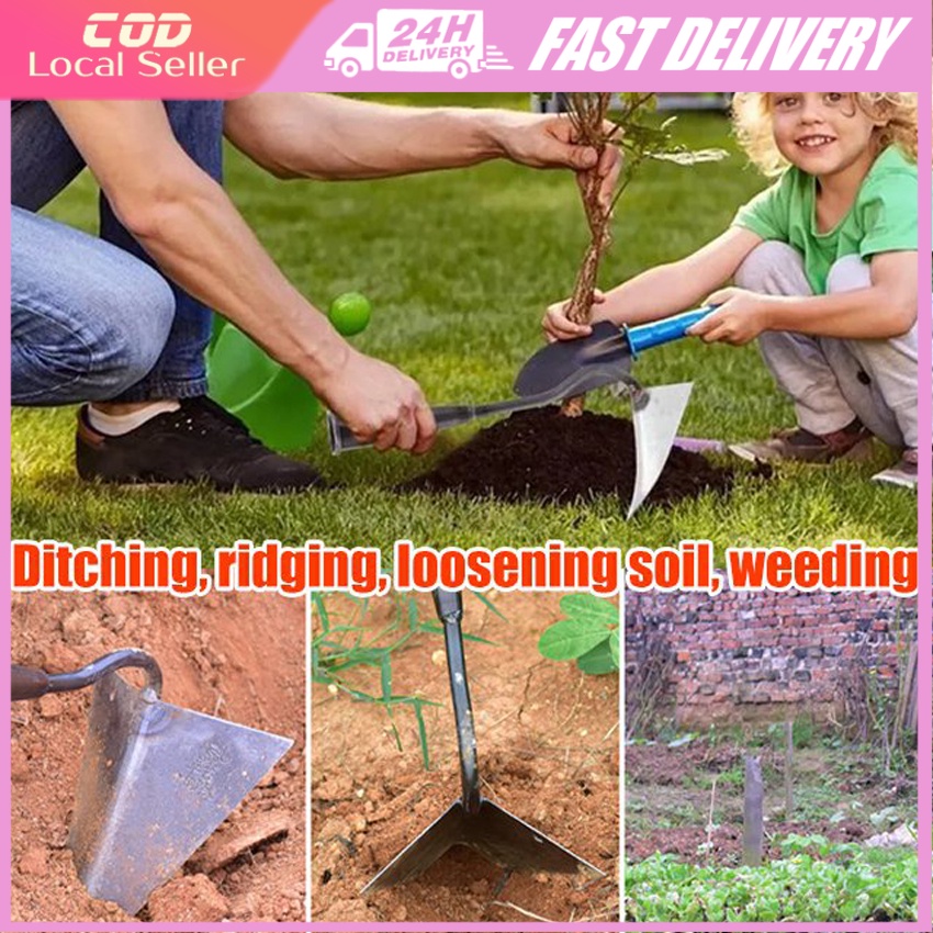 Planting Vegetables Triangular Ditch Hoe Triangle Shape Mini Hoe ...