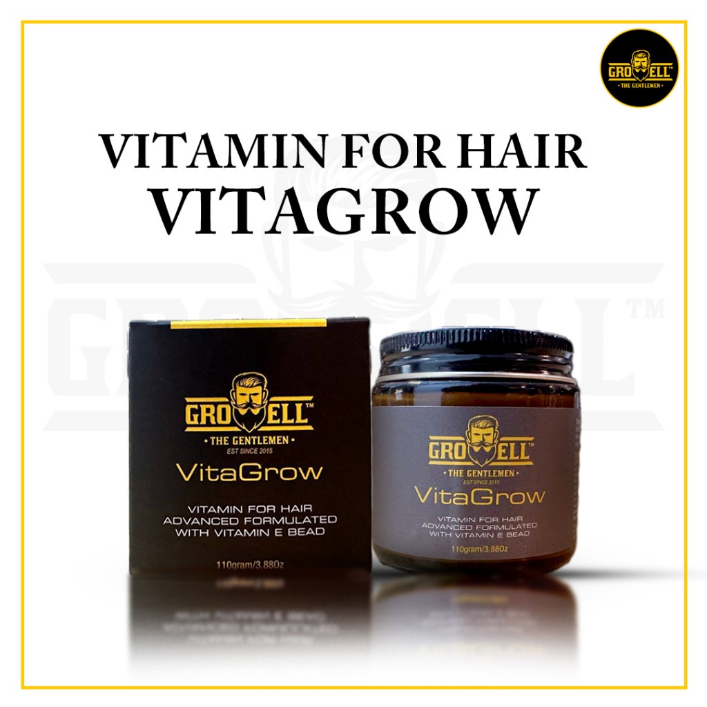 Water Based Clay Pomade Growell Vitagrow Vitamin E Untuk Rambut Lebih ...