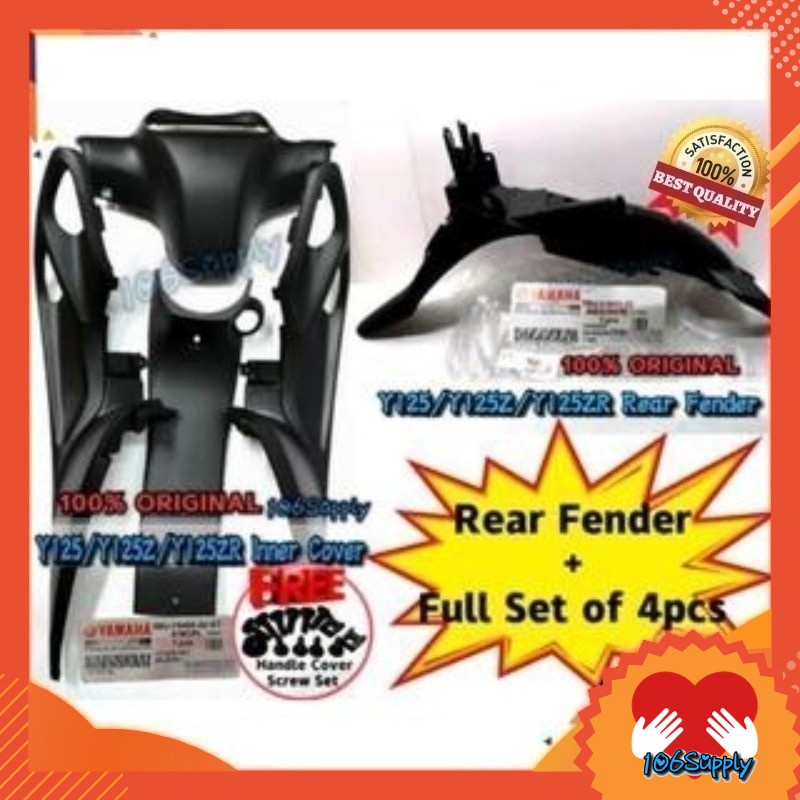 100% ORI HLY Y125 Y125Z Y125ZR Inner Cover Set Rear Fender/ Handle ...