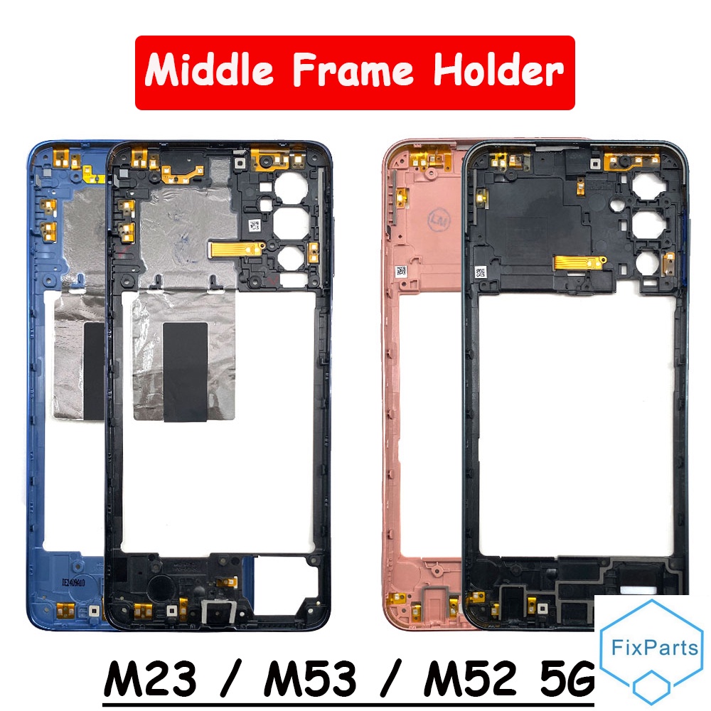 Original For Samsung Galaxy M23 M52 M53 5G M236B M536 Middle Frame ...