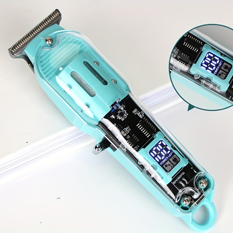 Transparent Trimmer Hair Clipper Rechargeable Small Silent Electric ...
