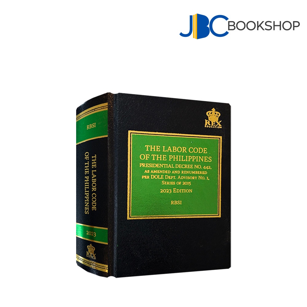 Codal Rex The Labor Code of the Philippines 2023 Edition | Shopee Malaysia
