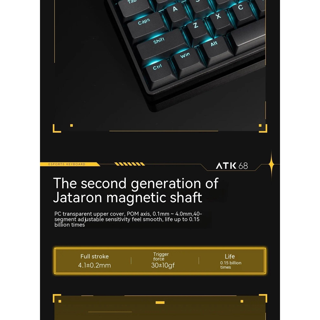 【Ready Stock】ATK68 Magnetic Switch Gaming Keyboard SMART SPEED X Quick ...
