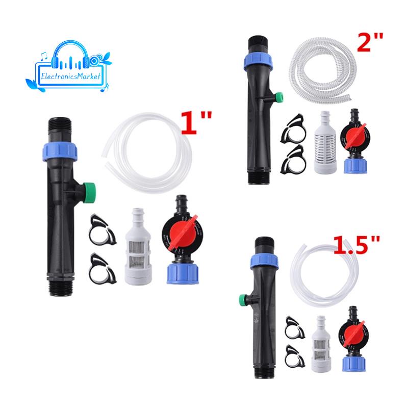 Male Thread Venturi Fertilization Kit Automatic Fertilizer Injector Drip Sprinkler Fittings ...