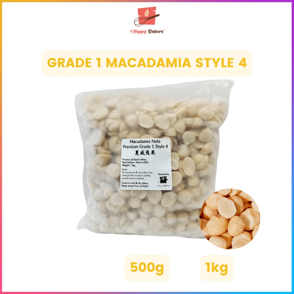 Premium Grade 1 Macadamia Nuts Style 4 | Shopee Malaysia