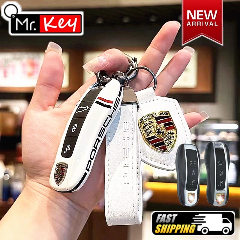 【Mr.Key】Le Mans Racing Stripes Key cover for Porsche Boxster Cayman ...