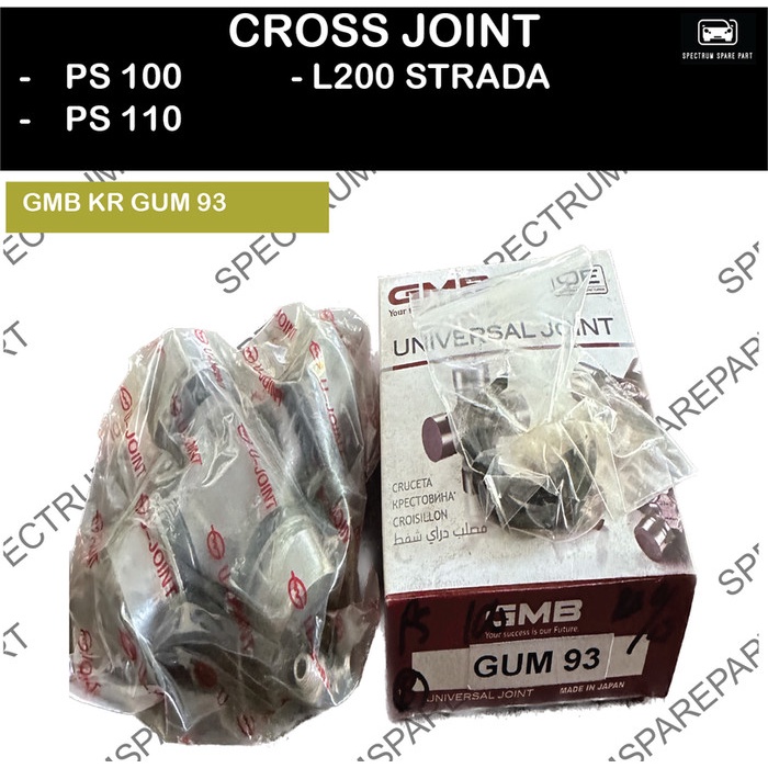 Cross JOINT Coupling GUM 93 PS 100 - PS 110- L200 STRADA (Inner Zipper ...