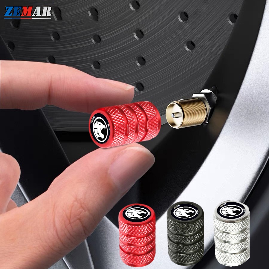 4Pcs Proton Car Tire Valve Caps Automotive Bicycle Metal Parts Printed ...