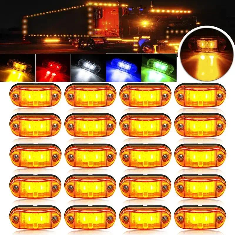 1 Pack LED Warning Light 12-24V Truck Side Marker Light Turn Signal ...