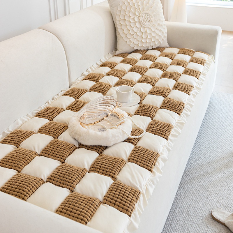 Korean Style Sofa Cushion 1, 2, 3, 4 Seat Splicing Sofa Cushion Cover ...