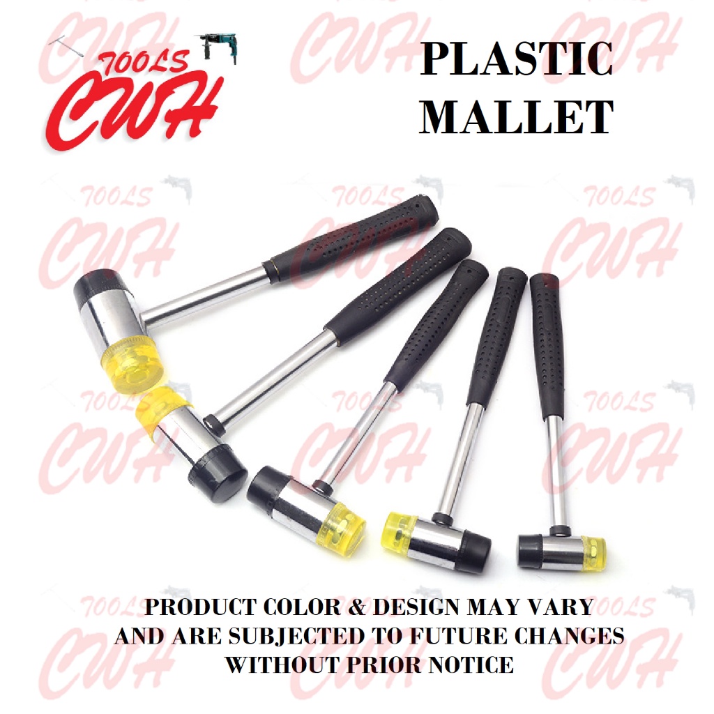 PRC 25MM 30MM 40MM 45MM PLASTIC MALLET HAMMER TUKUL GETAH REMAX ARROW ...