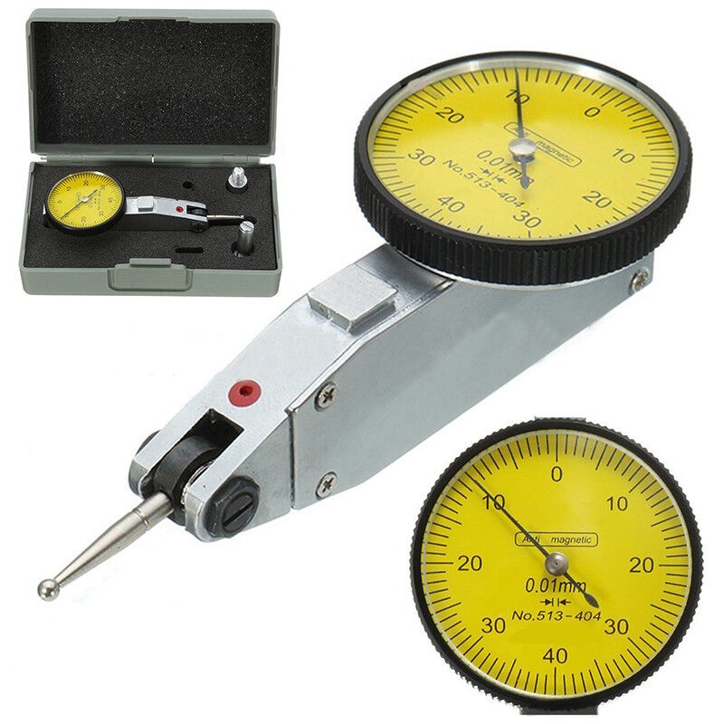 Professional Lever Dial Test Indicator Meter Tool Kit Precision 0.01mm ...