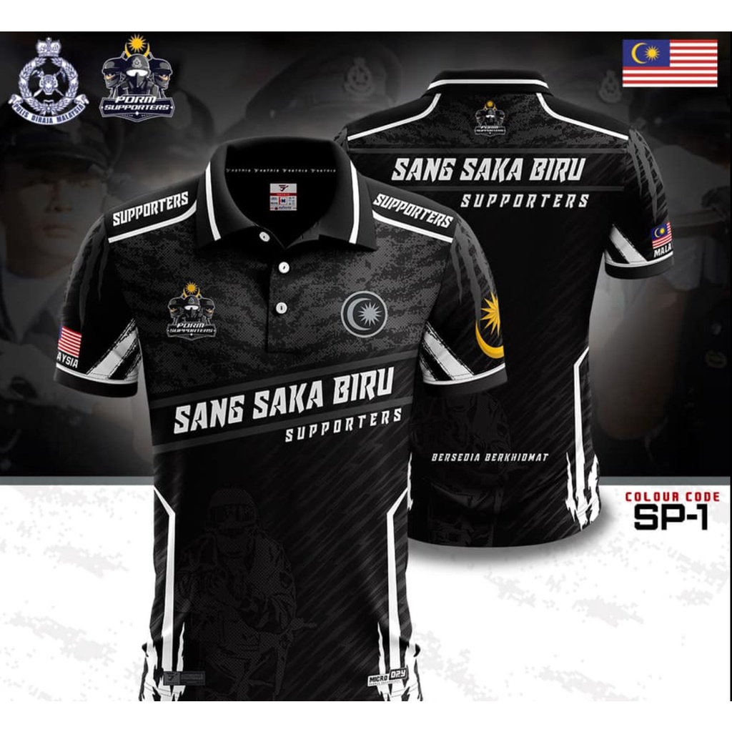 MALAYSIA SUPPORTERS #PDRM MERDEKA TSHIRT-UNISEX | Shopee Malaysia