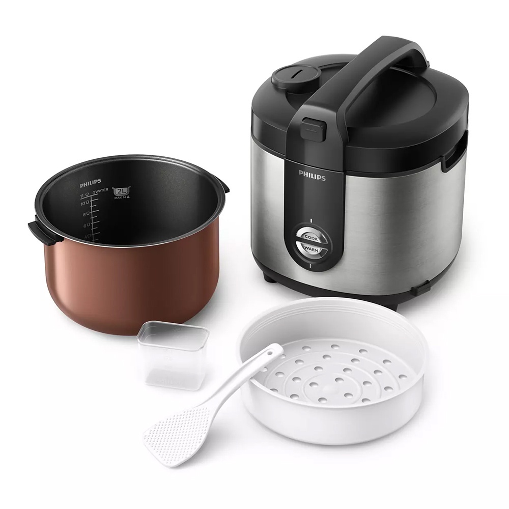 PHILIPS HD 3132 2L brand rice cooker | Large capacity rice cooker ...