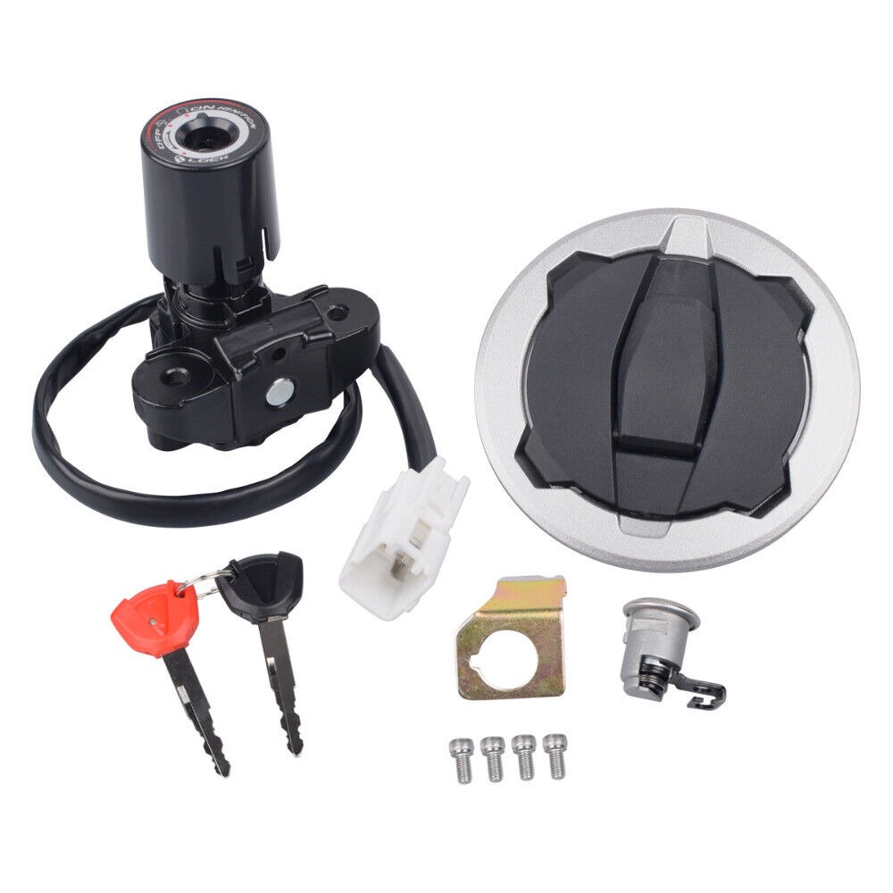 Ignition Switch Lock Fuel Gas Cap Key Set For Kawasaki Ninja 400 Z400 ...