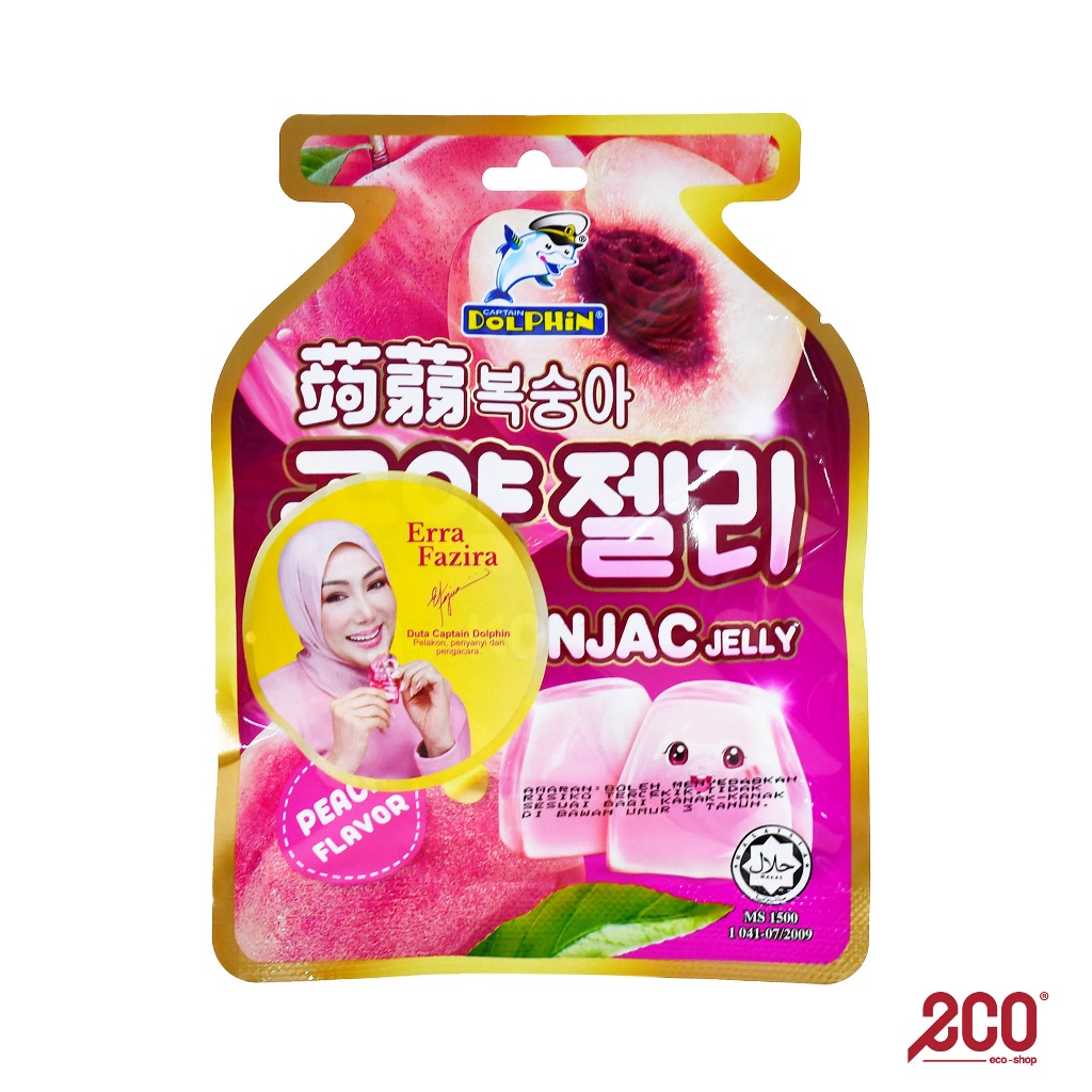 Captain Dolphin Konjac Jelly Peach Flavour 20g (6pcs/pack) - - AB-L009-T04-04 | Shopee Malaysia