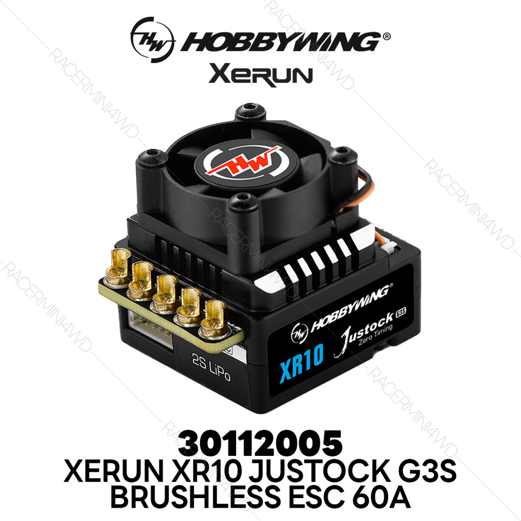 Hobbywing XeRun XR10 Justock G3S (60A) Brushless ESC Rc Car Light Set ...