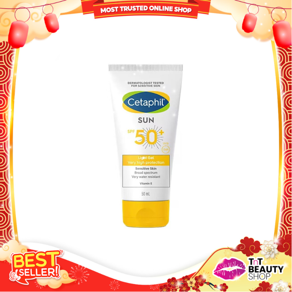 Cetaphil Hybrid Sunscreen SPF50+ Light Gel 50ml With Titanium Dioxide ...