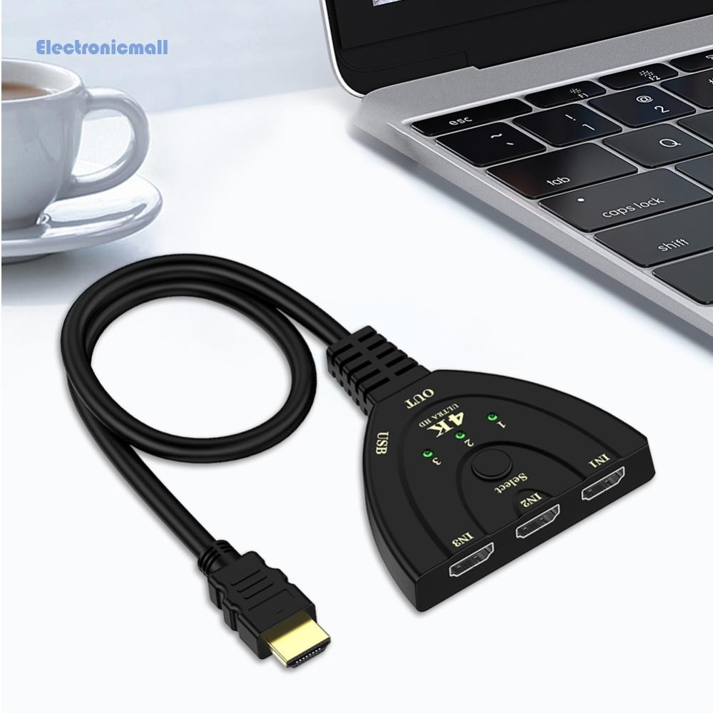 4K 2K 3D HDMI-compatible Switch 1080P Switch Splitter Hub Cable for PS3 ...