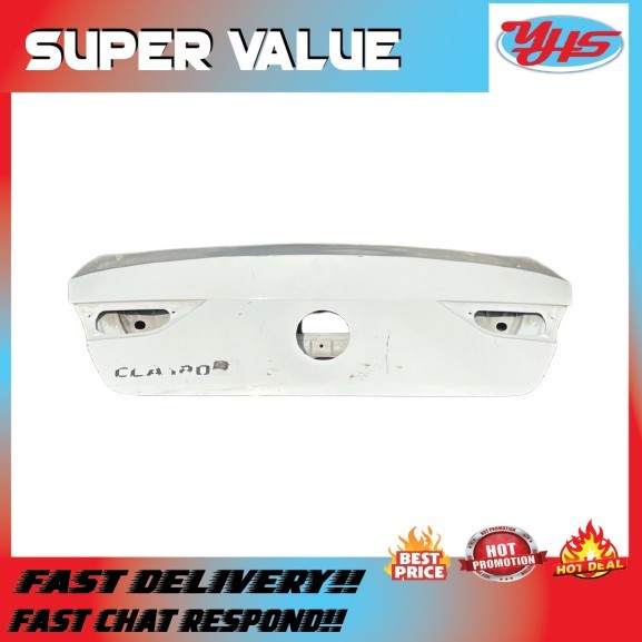 USED ORI MERCEDES CLA 118 REAR BONNET | Shopee Malaysia
