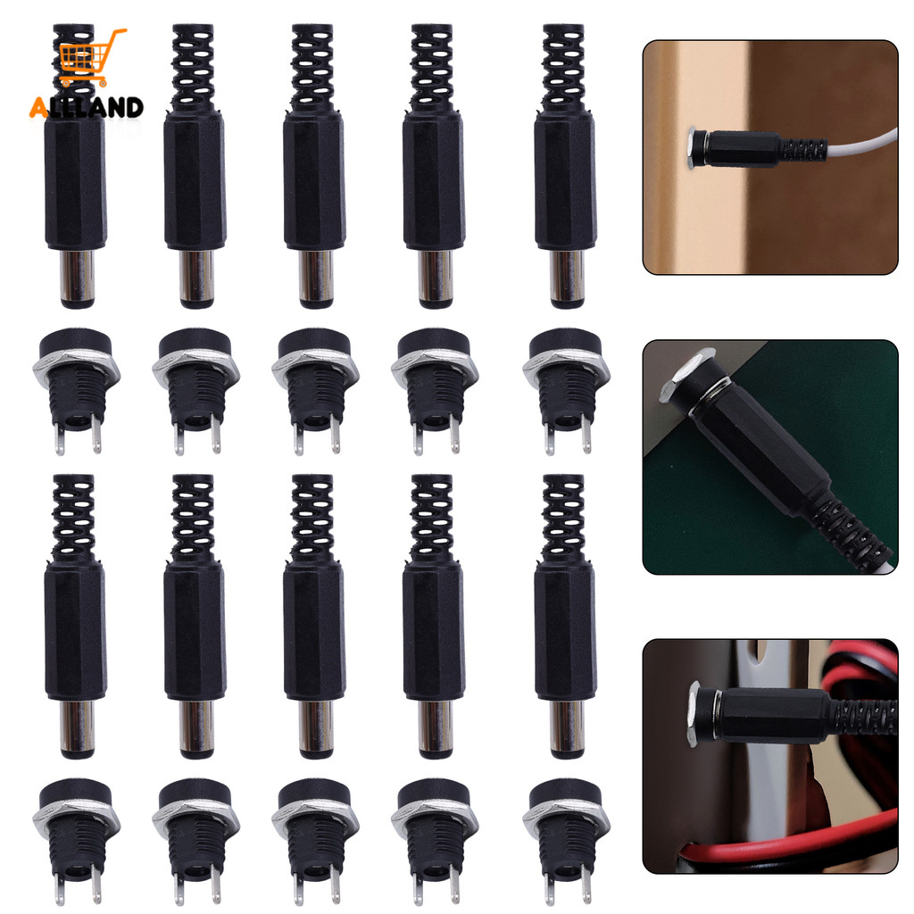 5Pairs DC Bus Panel Mount Power Receptacle - DC Power Supply Solder ...