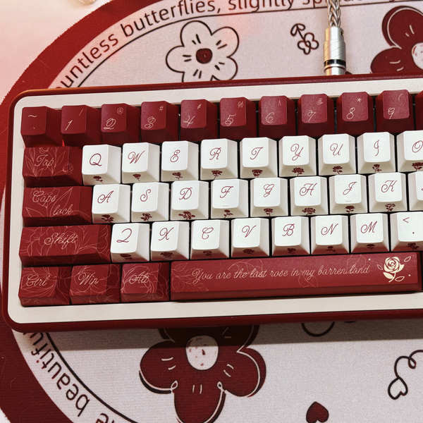 keycap ไทย cherry mx keycaps keycaps custom Ct Exterior Original Rose ...