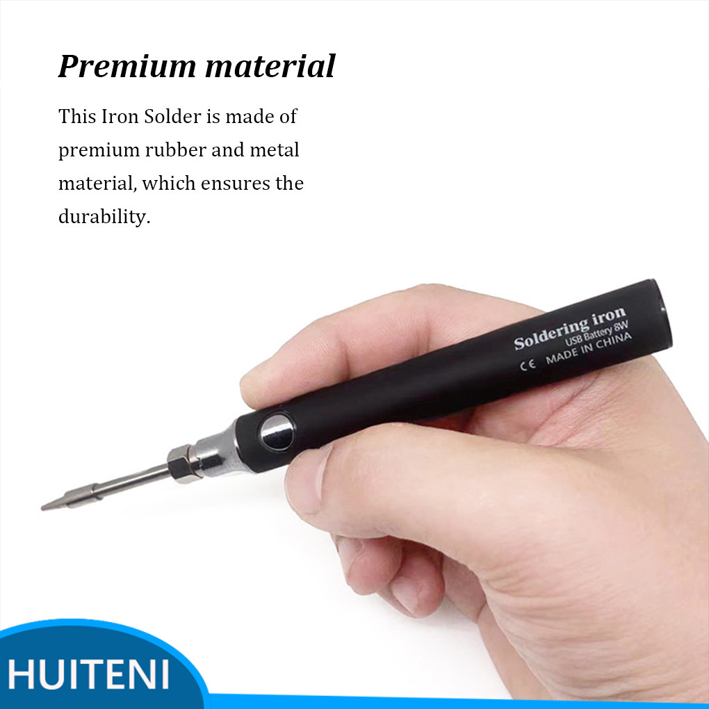 1/2 Soldering Tool Kit Iron Solder Welding Device 5V Adjustable 3 Gears ...