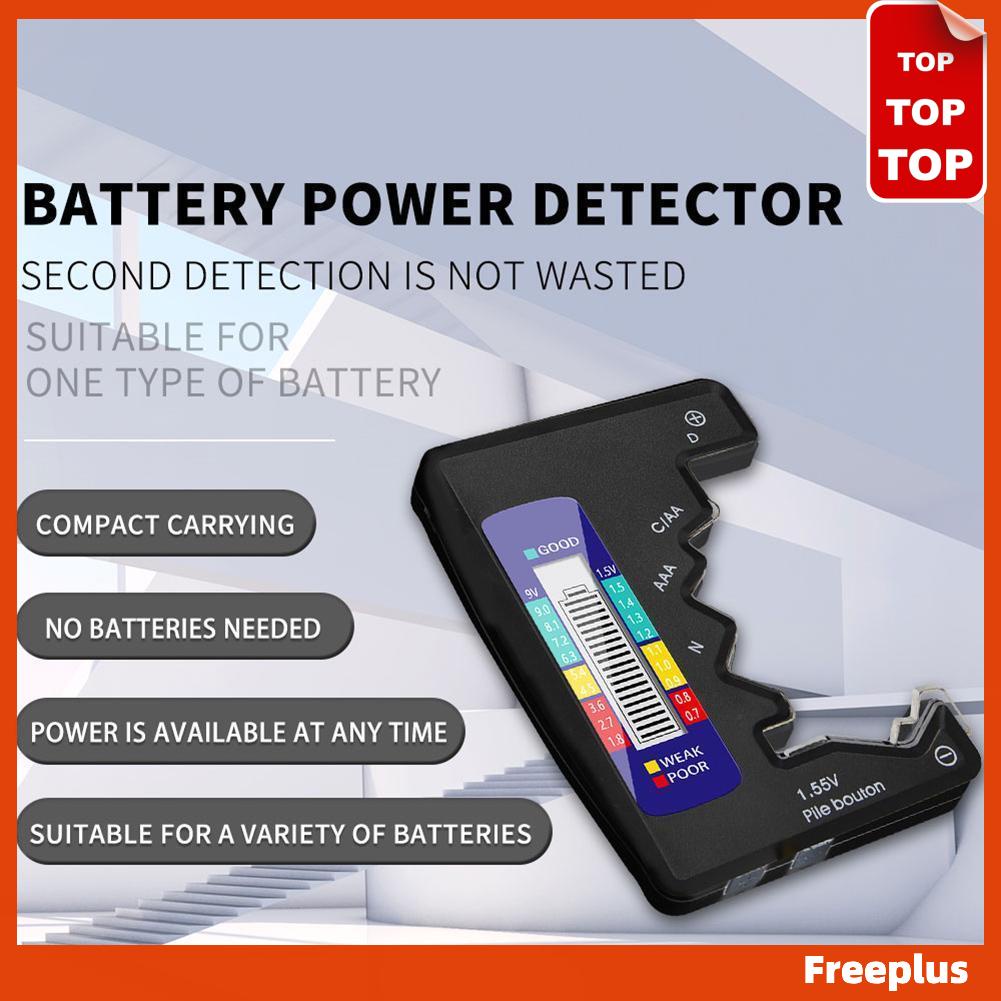 [freeplus.my] Digital Battery Capacity Gauge Tester Universal AAA AA ...