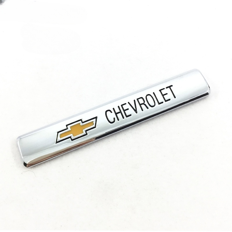 1 x Metal CHEVROLET Logo Car Auto Decorative Side Fender Rear Emblem ...