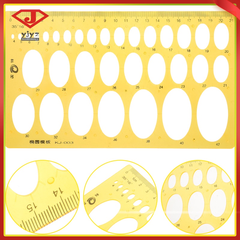 Drawings Drafting Ruler Shapes Templates Ellipse Measuring Rulers ...