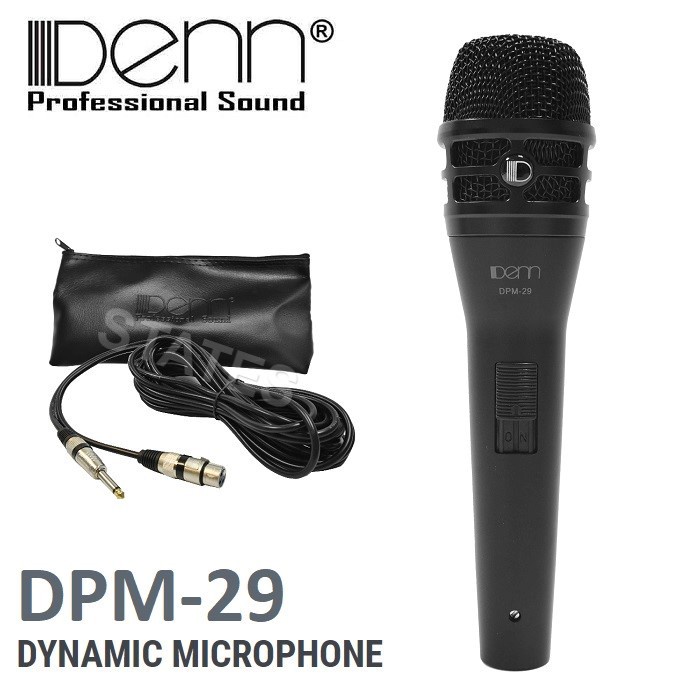 DENN DPM-29 Dynamic Microphone | Shopee Malaysia