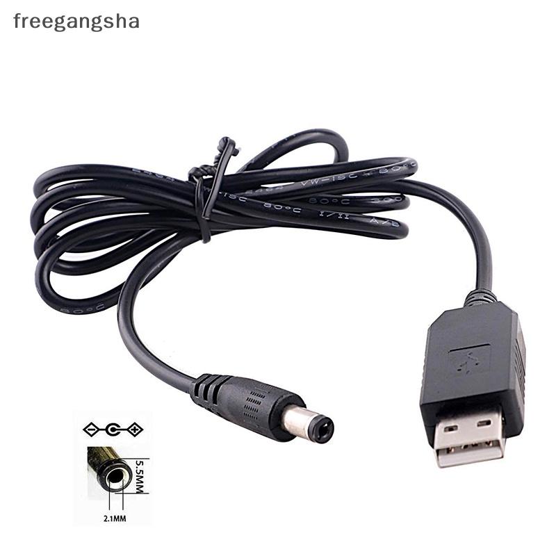 [FREG] USB To DC Power Cable 5V To 12V Boost Converter 8 Adapters USB ...