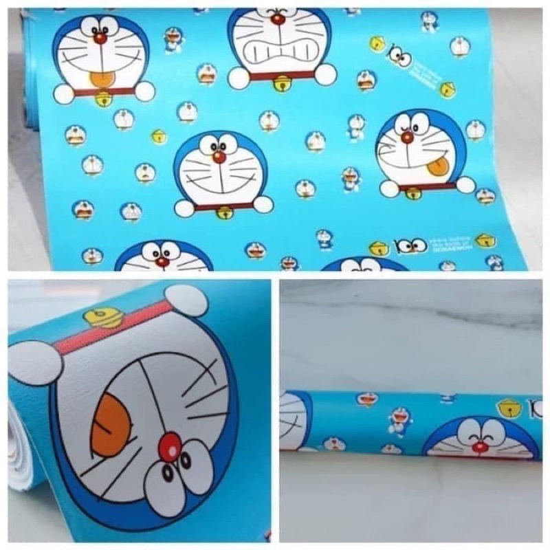 PUTIH Doraemon Wall WALLPAPER White Head Luxury Contemporary 3d Good ...