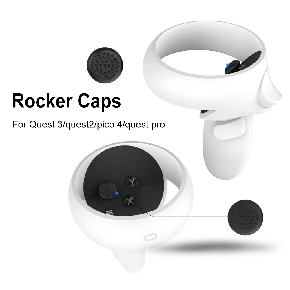 Rain Controller Thumb Grip Cap Replacement Silicone Joystick Cap VR ...