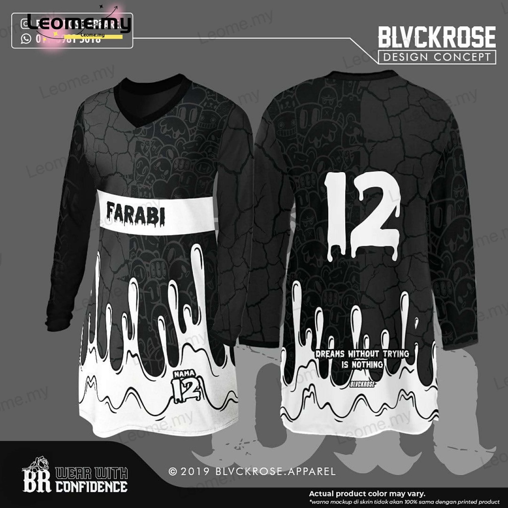 Baju Sukan Muslimah Jersey/retro Collar Baju Jersi Muslimah Micrifibre ...