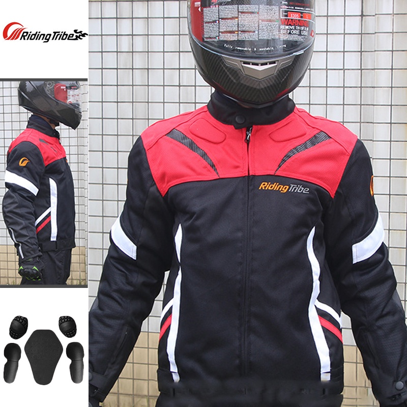 Riding Tribe Men Motorcycle Jacket Mesh Racing Jaqueta Motoqueiro ...