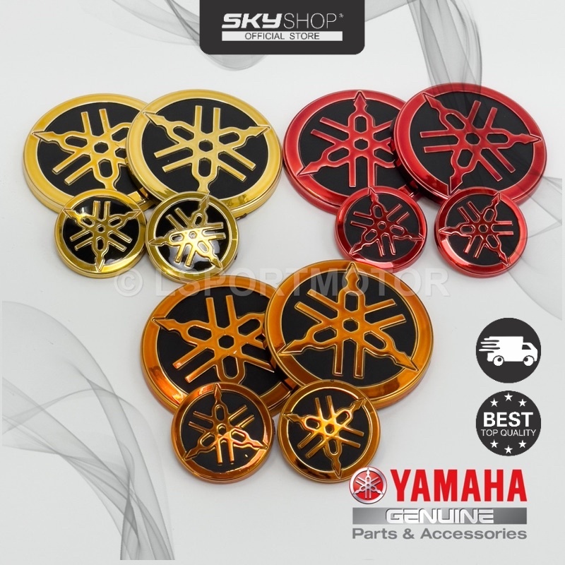 YAMAHA Y15ZR EMBLEM LOGO BODY LOGO SET (GOLD/RED/ORANGE) YSUKU Y15 Y15Z ...